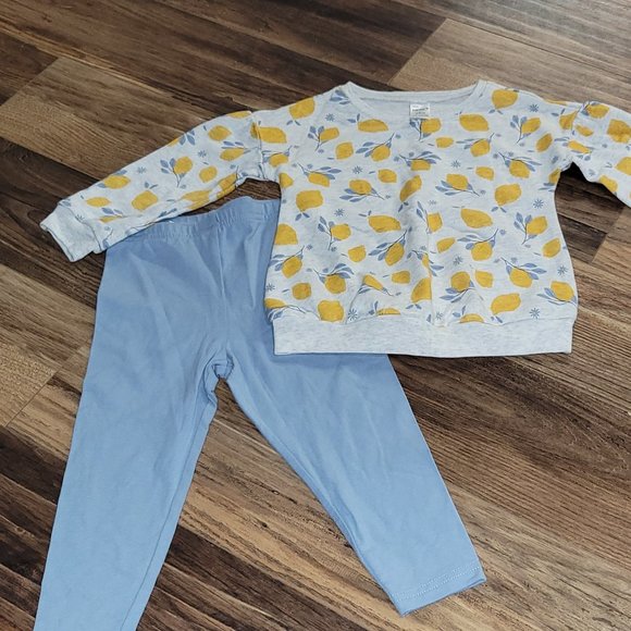Carter's | Matching Sets | Girls Carters Lemons Sweatshirt And Leggings ...